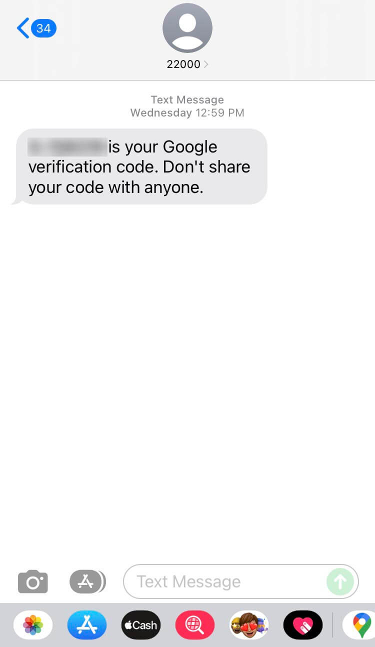Short Code 22000 Text Message Marketing Info by GoogleVerification