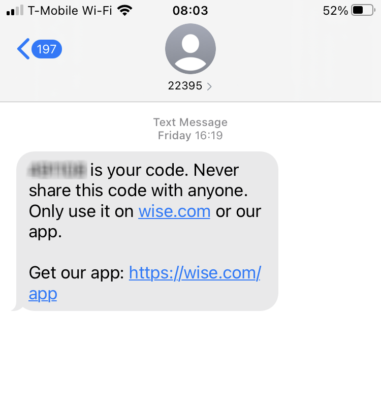 Short Code 22395 Texting Info By Authy